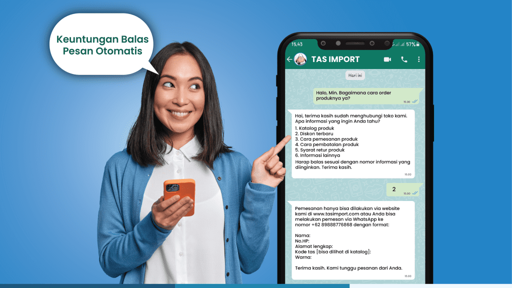Keuntungkan Balas Pesan Otomatis WhatsApp (WA) Bagi Bisnis