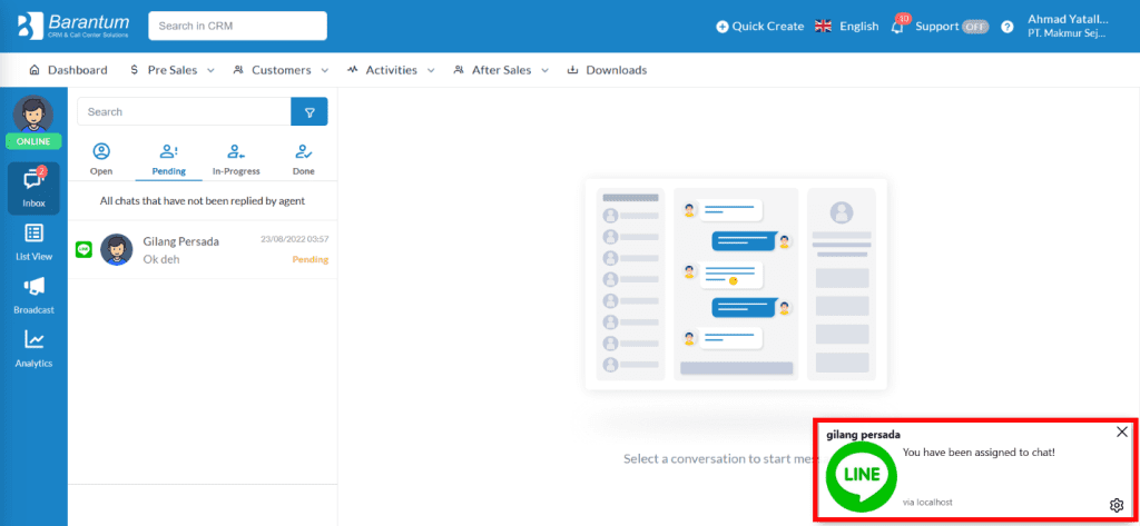 [Fitur Baru] Notifikasi Reassign Chat