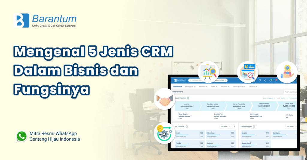 Mengenal 5 Jenis CRM Dalam Bisnis dan Fungsinya