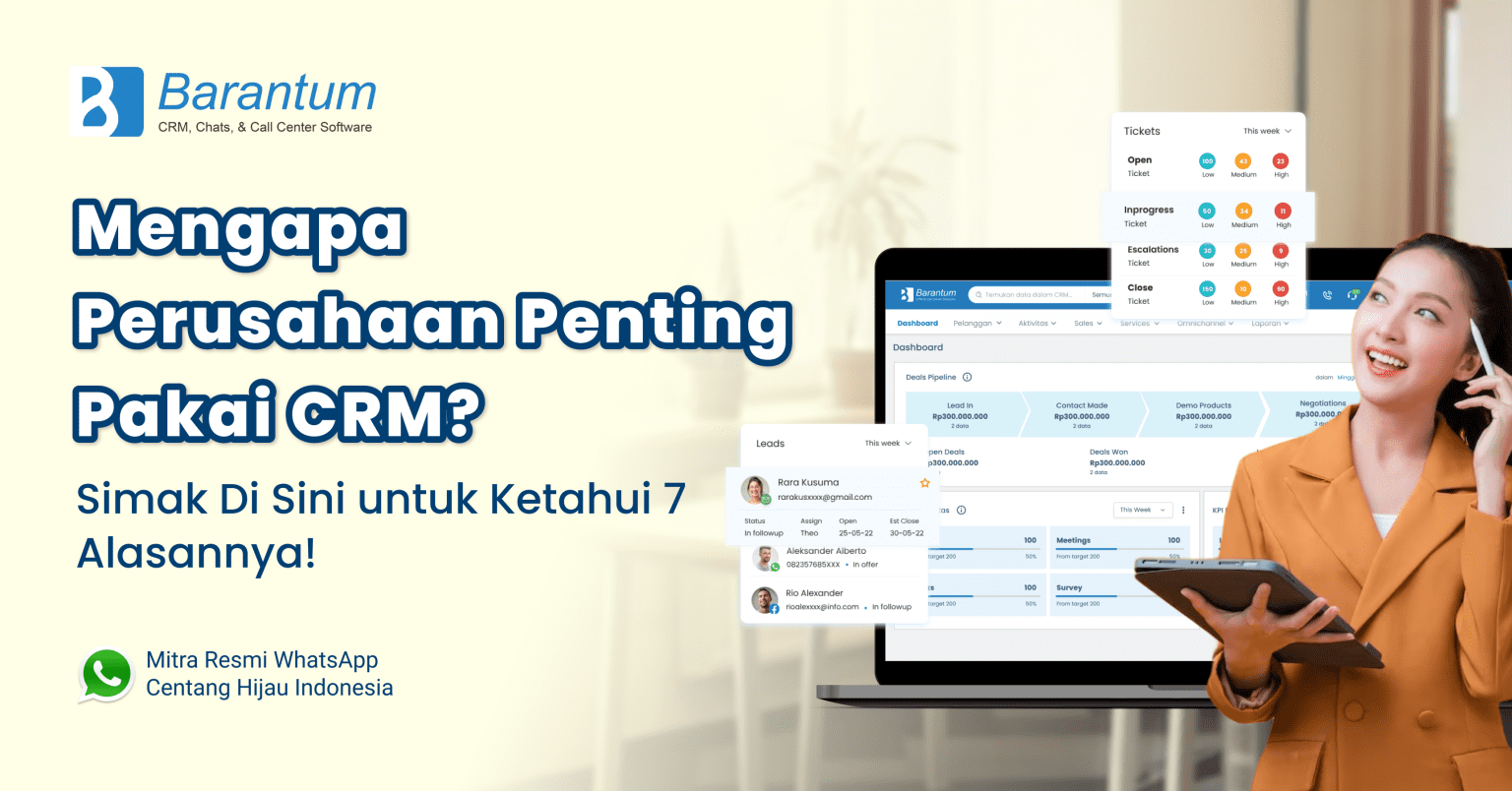 10 Alasan Mengapa Perusahaan Penting Pakai CRM