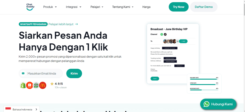 10 Aplikasi WA Blast Resmi Terbaik di Indonesia