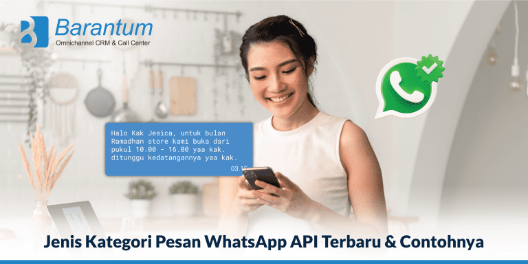 4 Jenis Kategori Pesan WhatsApp API Terbaru & Contohnya