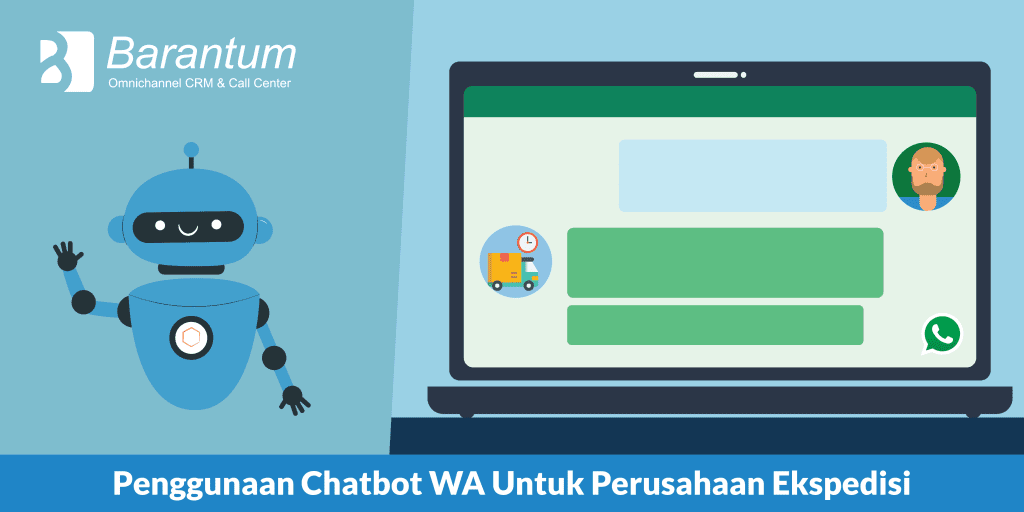 Contoh Penggunaan Chatbot WA Untuk Perusahaan Ekspedisi
