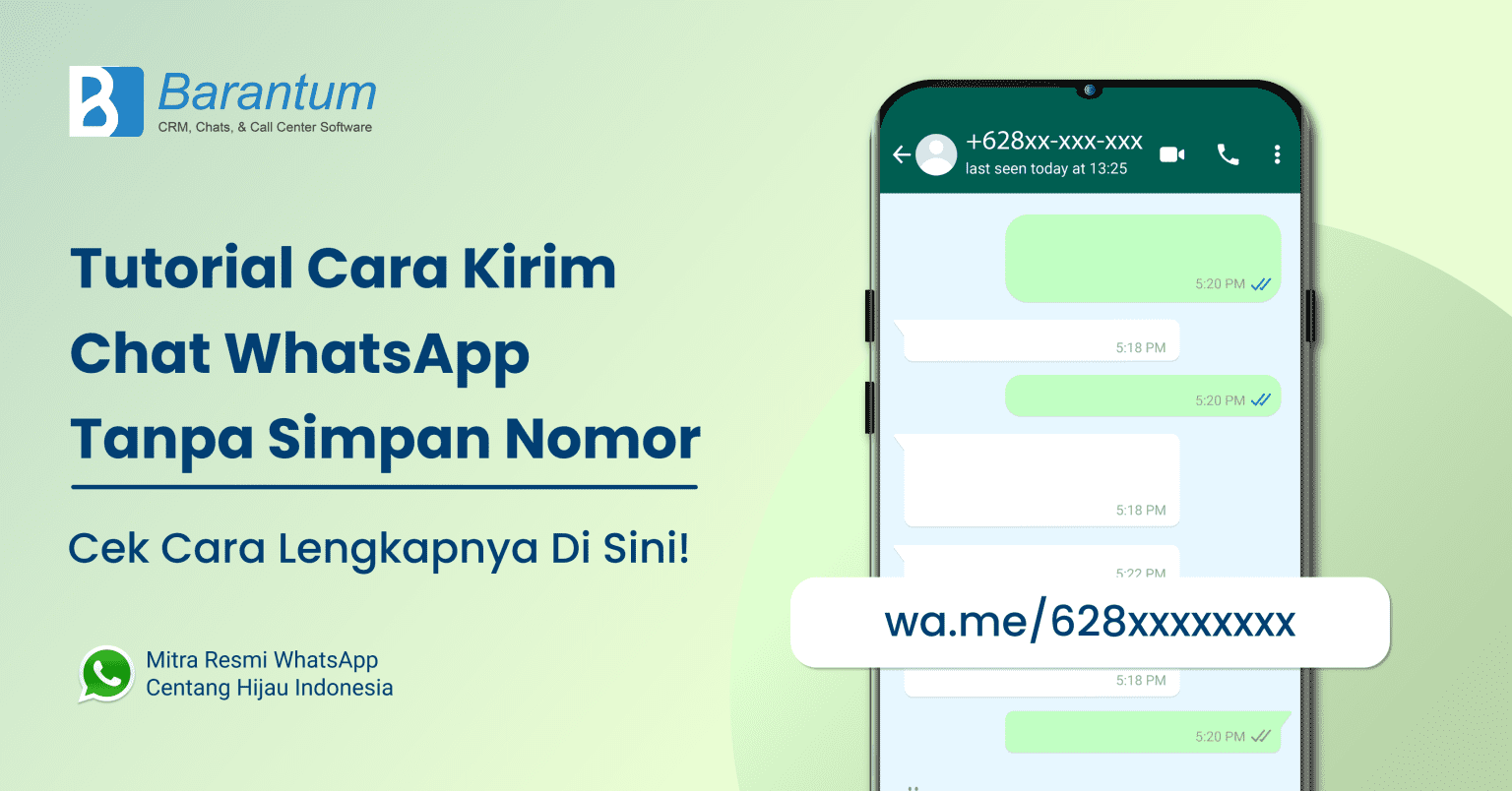 Tutorial Cara Kirim Chat WhatsApp Tanpa Simpan Nomor