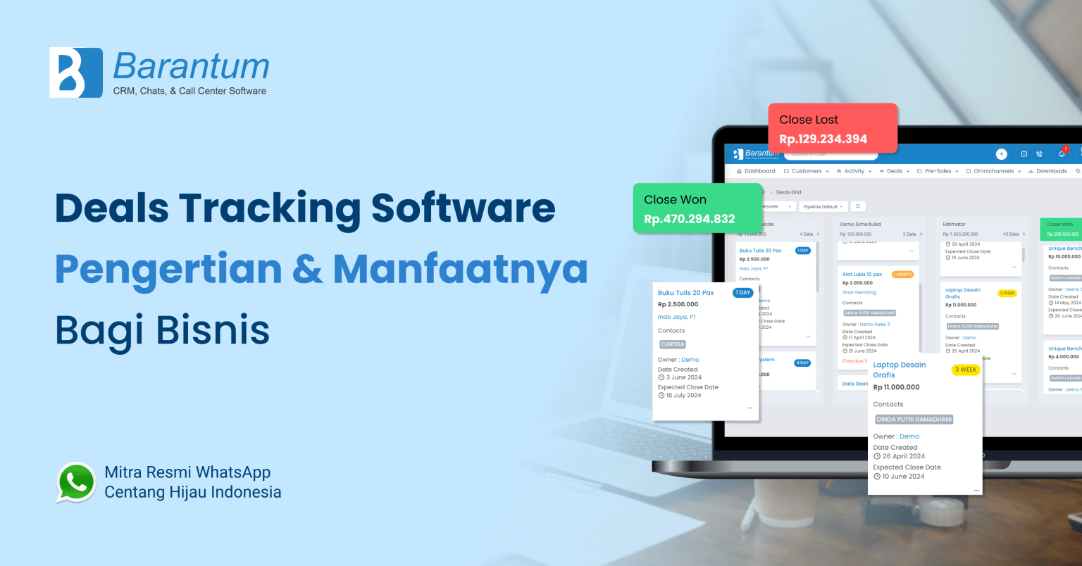 Deal Tracking Software: Pengertian & Manfaatnya Bagi Bisnis
