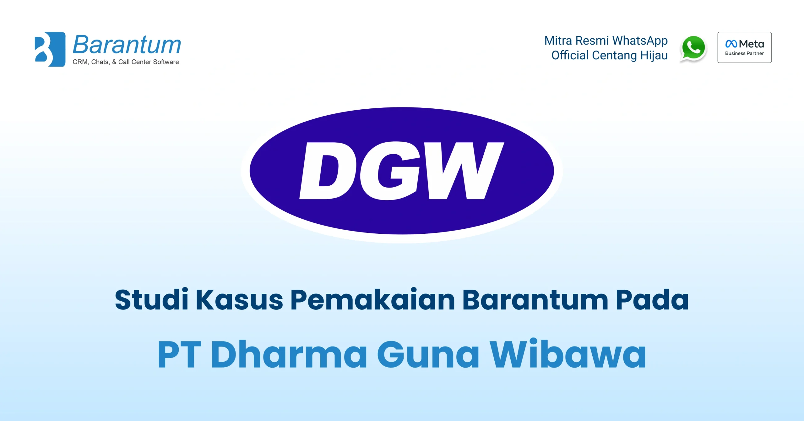 Studi Kasus Pemakaian Barantum Pada PT Dharma Guna Wibawa